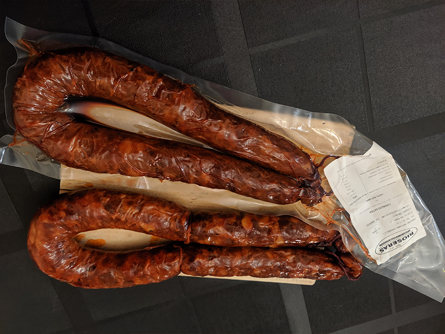 Productos de Burgos - Chorizo curado extra artesano Rioseras